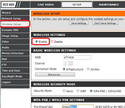 D Link Wifi Camera Setup